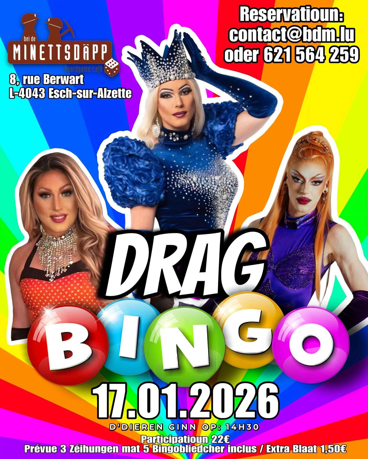 Drag queen bingo - Visit Luxembourg