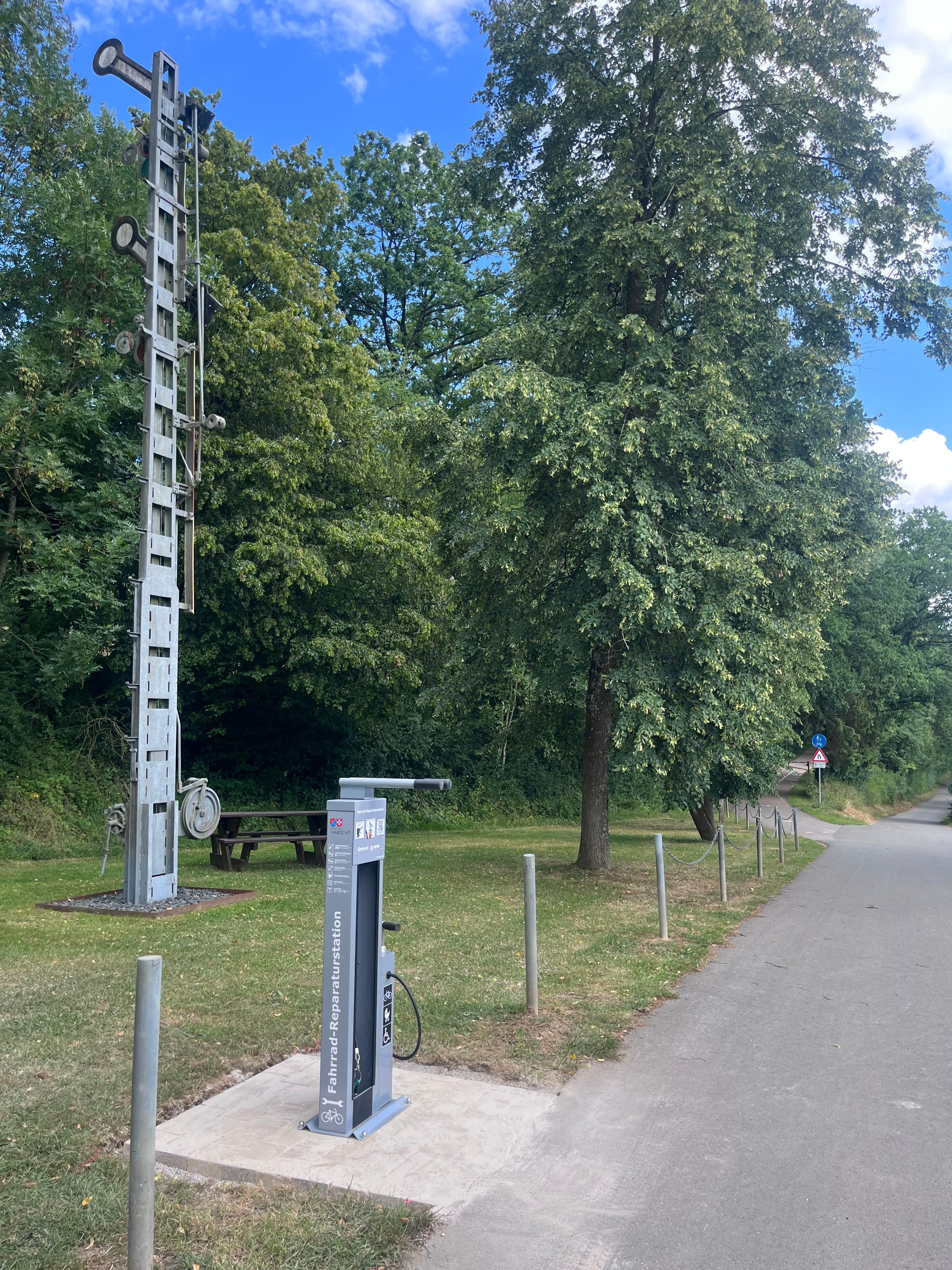 Bike repair station Eischen - Visit Luxembourg